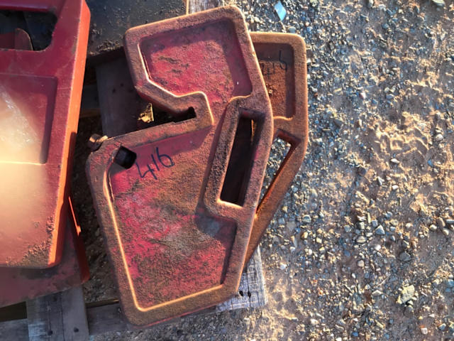 2 * Massey Ferguson front tractor weight plates [416] | Farming ...