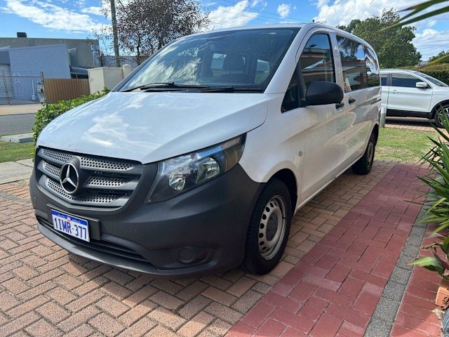 2018 Mercedes-Benz Vito 447 114 BlueTEC SWB White 7 Speed Automatic Van ...