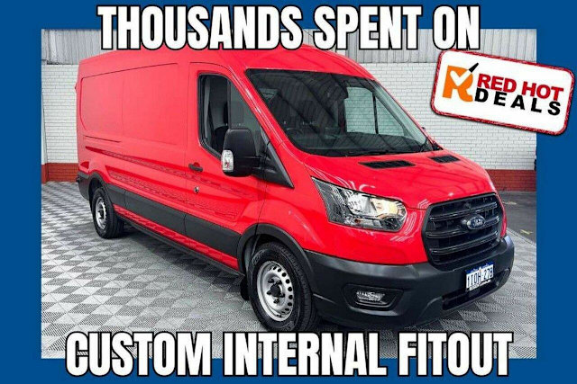 2021 Ford Transit VO 350L Red Automatic Van | Cars, Vans & Utes ...