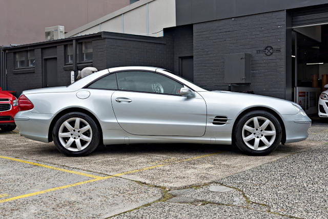 2004 Mercedes-Benz SL-Class R230 MY05 SL350 Silver 5 Speed Sports ...