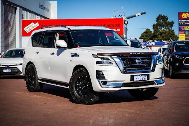 2020 Nissan Patrol Y62 Series 5 MY20 TI-L White 7 Speed Sports ...