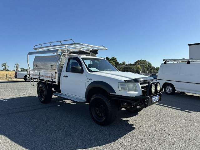 2007 Ford Ranger PJ XL (4x4) White 5 Speed Manual Cab Chassis | Cars ...