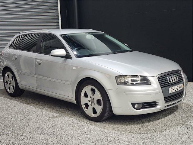 2007 Audi A3 8P Sportback 1.8 TFSI Ambition Silver, Chrome 6 Speed ...