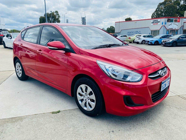 2016 Hyundai Accent RB3 MY16 Active Red 6 Speed Constant Variable ...