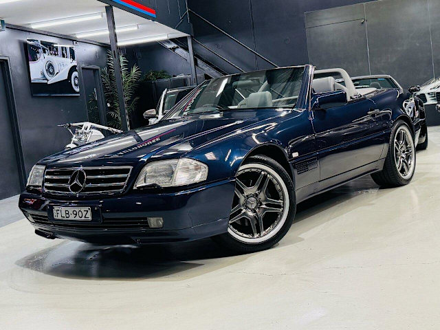1995 Mercedes-Benz SL-Class R129 SL500 Blue 4 Speed Automatic Roadster ...