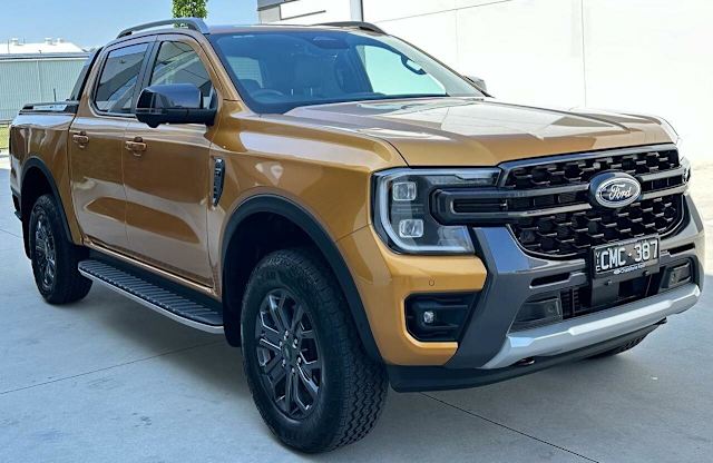 2024 Ford Ranger PY 2024.00MY Wildtrak Yellow 10 Speed Sports Automatic ...