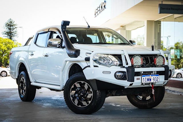 2015 Mitsubishi Triton MQ MY16 Exceed Double Cab White 5 Speed Sports ...