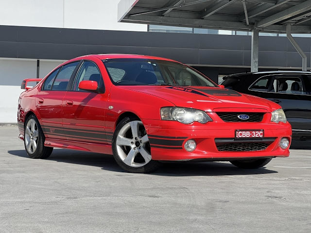 2004 Ford Falcon BA Mk II XR8 Red 4 Speed Sports Automatic Sedan | Cars ...