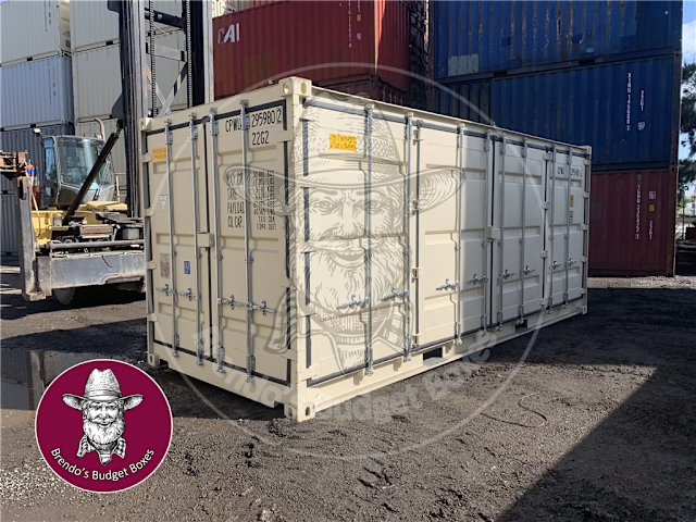 20 Foot FULL SIDE OPENING New Build Single Trip Shipping Container in ...