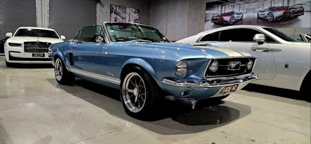 1967 Ford Mustang Viking Blue Automatic Convertible | Cars, Vans & Utes ...
