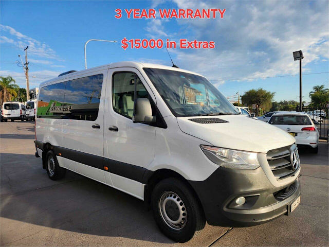 2019 Mercedes-Benz Sprinter 419 CDI MWB White 7 Speed Automatic Van ...