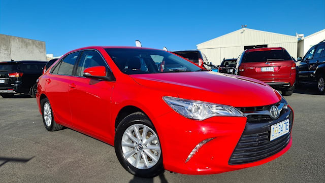 2016 Toyota Camry ASV50R Altise Red 6 Speed Sports Automatic Sedan ...