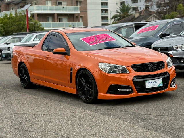 2014 Holden Ute VF SV6 Orange 6 Speed Manual Utility | Cars, Vans ...
