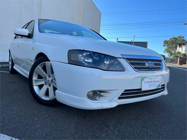 2007 Ford Fairmont BF MkII Ghia White 6 Speed Auto Seq Sportshift Sedan ...