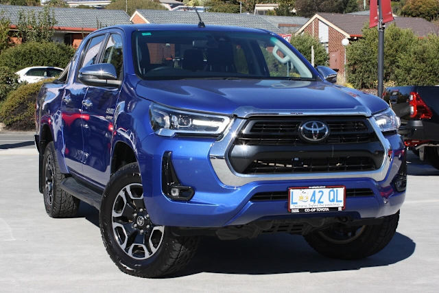 2020 Toyota Hilux GUN126R SR5 Double Cab Nebula Blue 6 Speed Sports ...