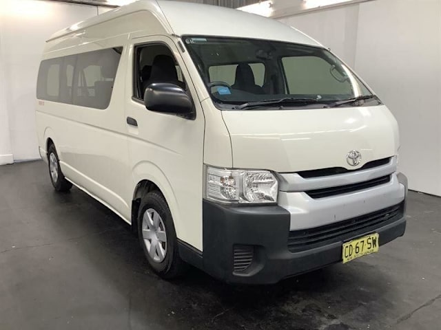 2015 Toyota HiAce TRH223R MY15 Commuter White 6 Speed Automatic Bus ...