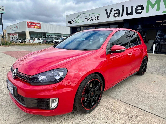 2012 Volkswagen Golf VI MY13 GTI DSG Red 6 Speed Sports Automatic Dual ...