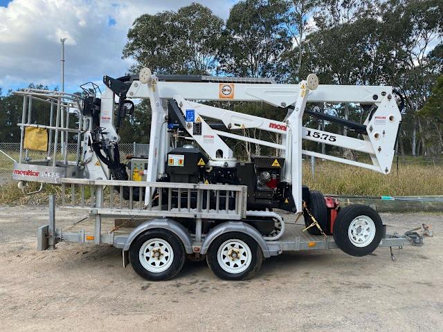 MONITOR 15.75EP 15M KNUCKLE BOOM & TRAILER SCISSOR LIFT CHERRY PICKER ...