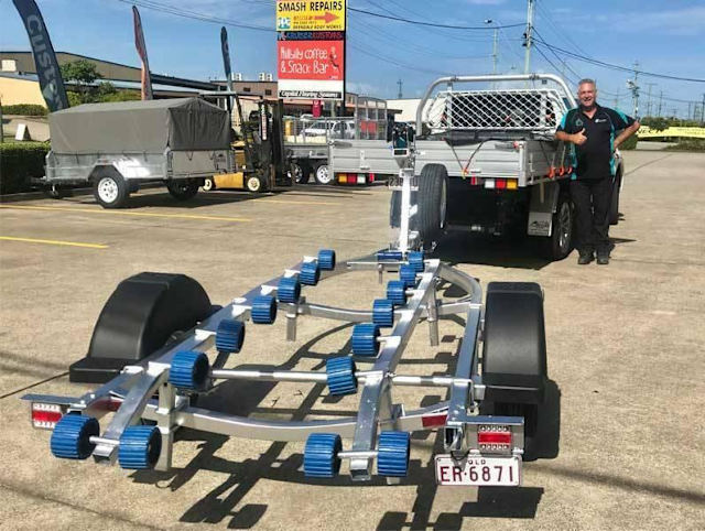 𝗦𝗔𝗟𝗘 - New Stonegate Jetski Tinny Boat Trailer for Sale 750kg ATM ...