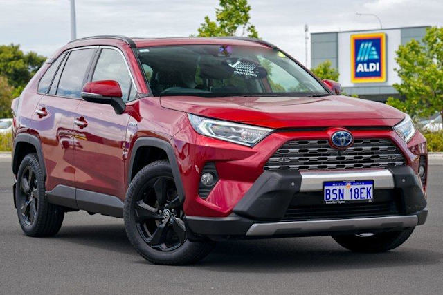 2019 Toyota RAV4 Axah54R Cruiser (AWD) Hybrid Atomic Rush Continuous ...