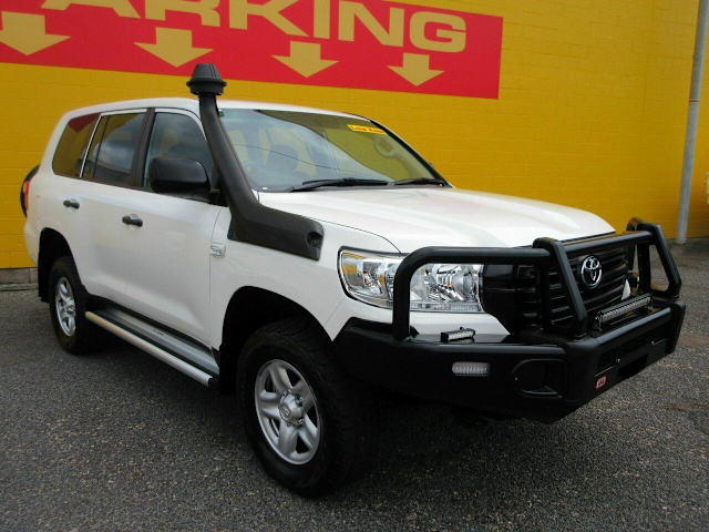 2019 Toyota Landcruiser VDJ200R GX White 6 Speed Sports Automatic Wagon ...