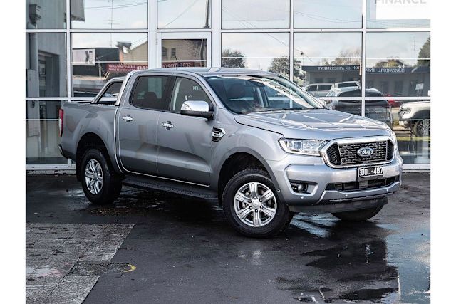 2021 Ford Ranger PX MkIII 2021.25MY XLT Silver, Chrome 10 Speed Sports ...