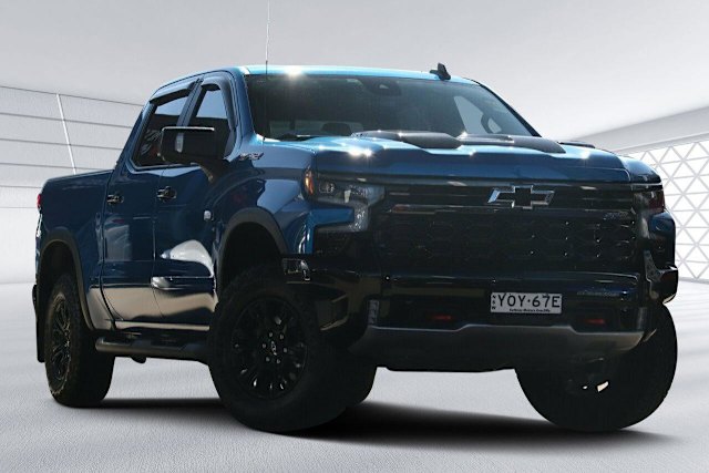 2023 Chevrolet Silverado T1 MY23 1500 ZR2 Pickup Crew Cab Glacier Blue ...