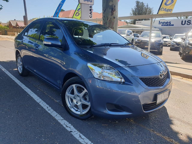 2008 Toyota Yaris NCP93R 08 Upgrade YRS Greyish Blue 4 Speed Automatic ...