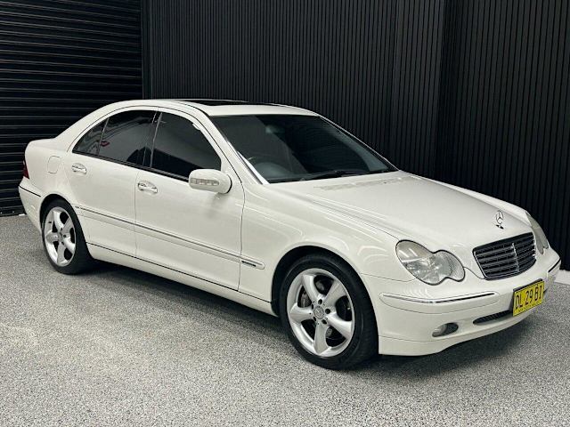 2003 Mercedes-Benz C-Class W203 MY2003 C180 Kompressor Classic White 5 ...