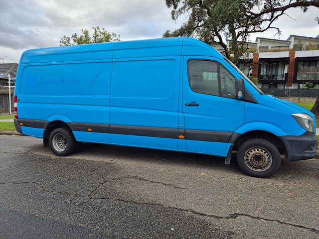 2015 Mercedes-Benz Sprinter 906 MY14 516CDI LWB Hi Roof Blue 7 Speed ...