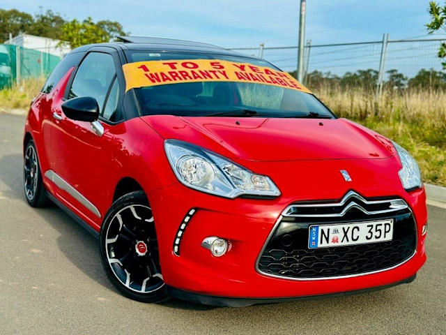 2013 Citroen DS3 Turbo Hatch ONLY 70,000 Kms LOGBOOKS 2 Keys Sunroof ...