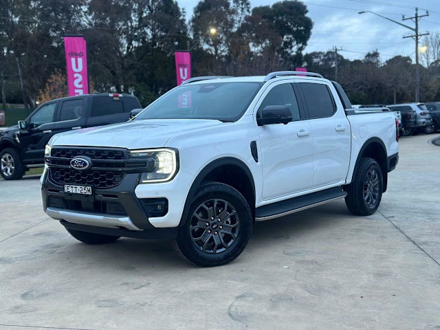 2022 Ford Ranger Wildtrak Arctic White Sports Automatic Double Cab Pick ...