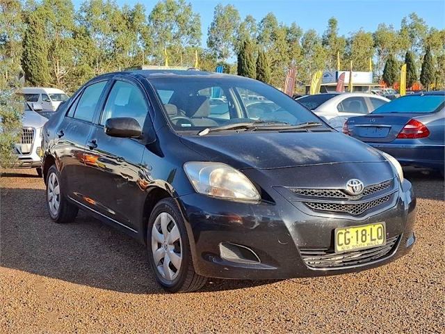 2007 Toyota Yaris NCP93R YRS Blue 4 Speed Automatic Sedan | Cars, Vans ...