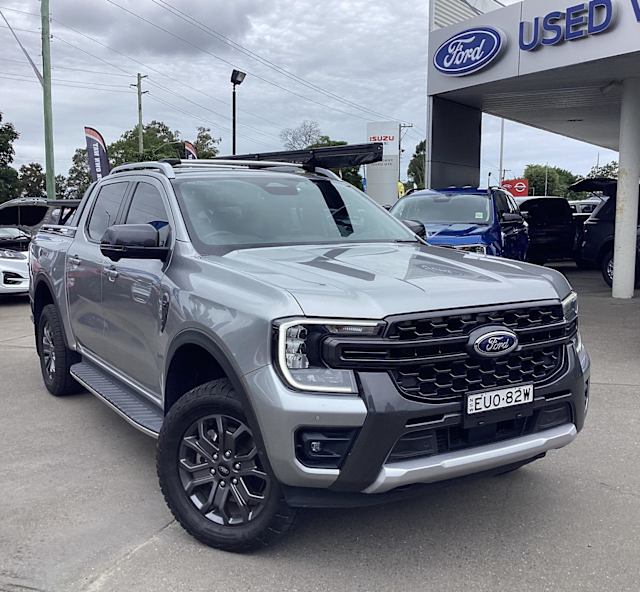 2022 Ford Ranger PY 2022MY Wildtrak FullTime 4WD DR Silver 10 Speed ...