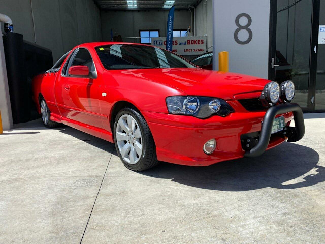 2005 Ford Falcon BA Mk II XR6 Ute Super Cab Red 4 Speed Sports ...