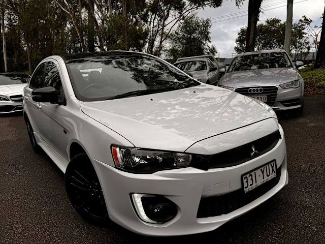 2017 Mitsubishi Lancer CF MY17 Black Edition White 6 Speed Constant ...
