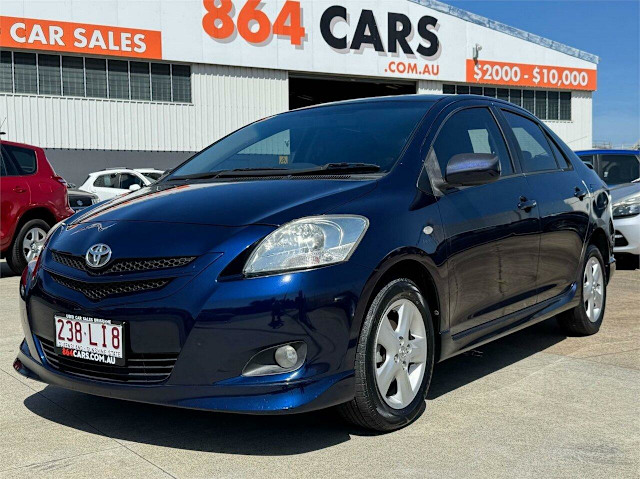 2007 Toyota Yaris NCP93R YRX Cascade Blue Metallic 4 Speed Automatic ...