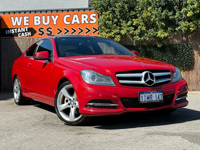 2013 Mercedes-Benz C-Class C204 MY13 C250 CDI 7G-Tronic Red 7 Speed ...