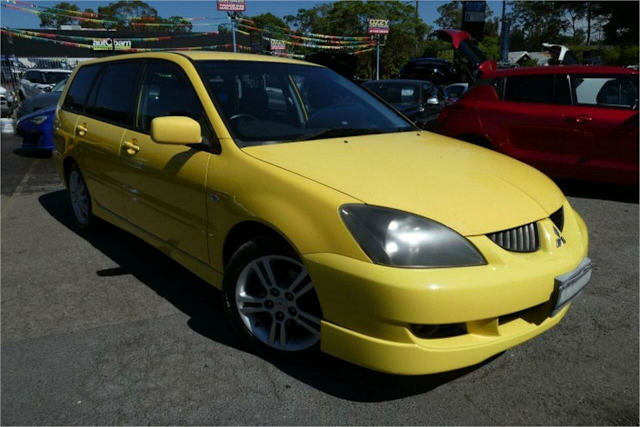 2005 Mitsubishi Lancer CH VR-X Yellow 5 Speed Manual Wagon | Cars, Vans ...