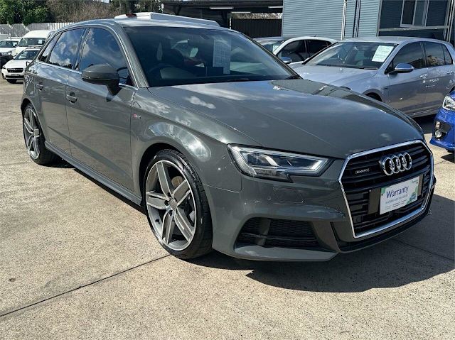 2017 Audi A3 8V MY18 S Line Sportback S Tronic Quattro Grey 7 Speed ...