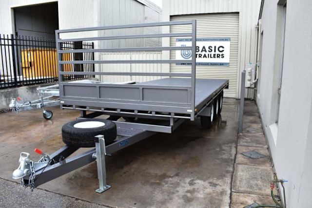 20x8 Tri-Axle Flat Top Trailer 3500kg ATM - 100% AUSSIE MADE | Trailers ...