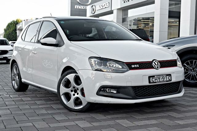 2012 Volkswagen Polo 6R MY13 GTI DSG White 7 Speed Sports Automatic ...