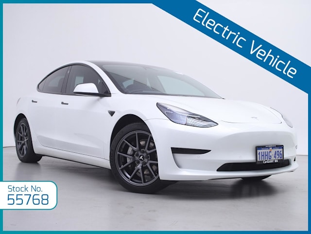 2021 Tesla Model 3 MY21 Update Standard Range Plus RWD White 1 Speed ...