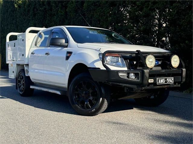 2014 Ford Ranger PX XL White 6 Speed Manual Cab Chassis | Cars, Vans ...
