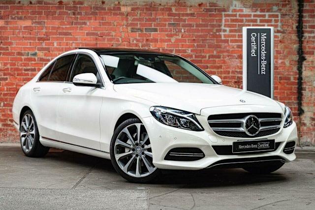 2015 Mercedes-Benz C-Class W205 C250 7G-Tronic + White 7 Speed Sports ...