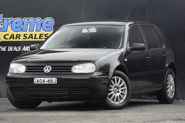 2003 Volkswagen Golf 4th Gen MY02 SE Black 4 Speed Automatic Hatchback ...