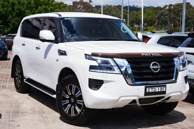 2022 Nissan Patrol Y62 MY22 TI White 7 Speed Sports Automatic Wagon ...