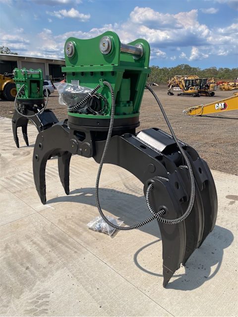 Hydraulic Rotating Grapple Attachment – Model: EXEQ08-RG | Other Parts ...