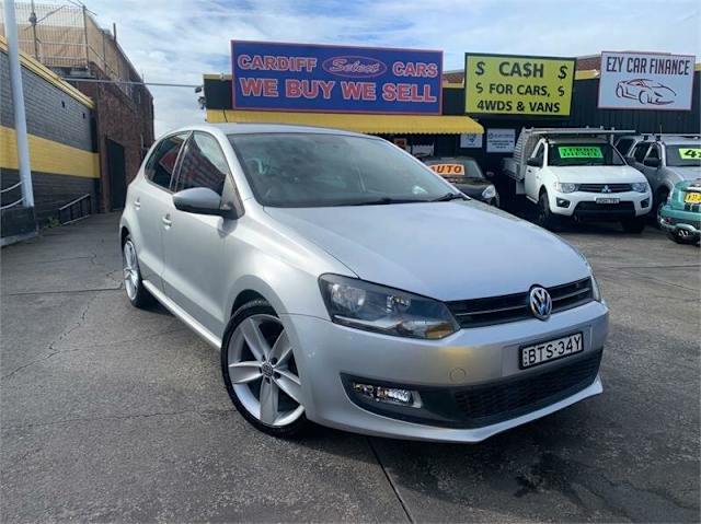 2010 Volkswagen Polo 6R 77 TSI Comfortline Silver, Chrome 7 Speed Auto ...