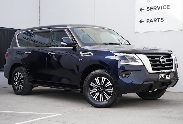 2022 Nissan Patrol Y62 MY22 TI Blue 7 Speed Sports Automatic Wagon ...